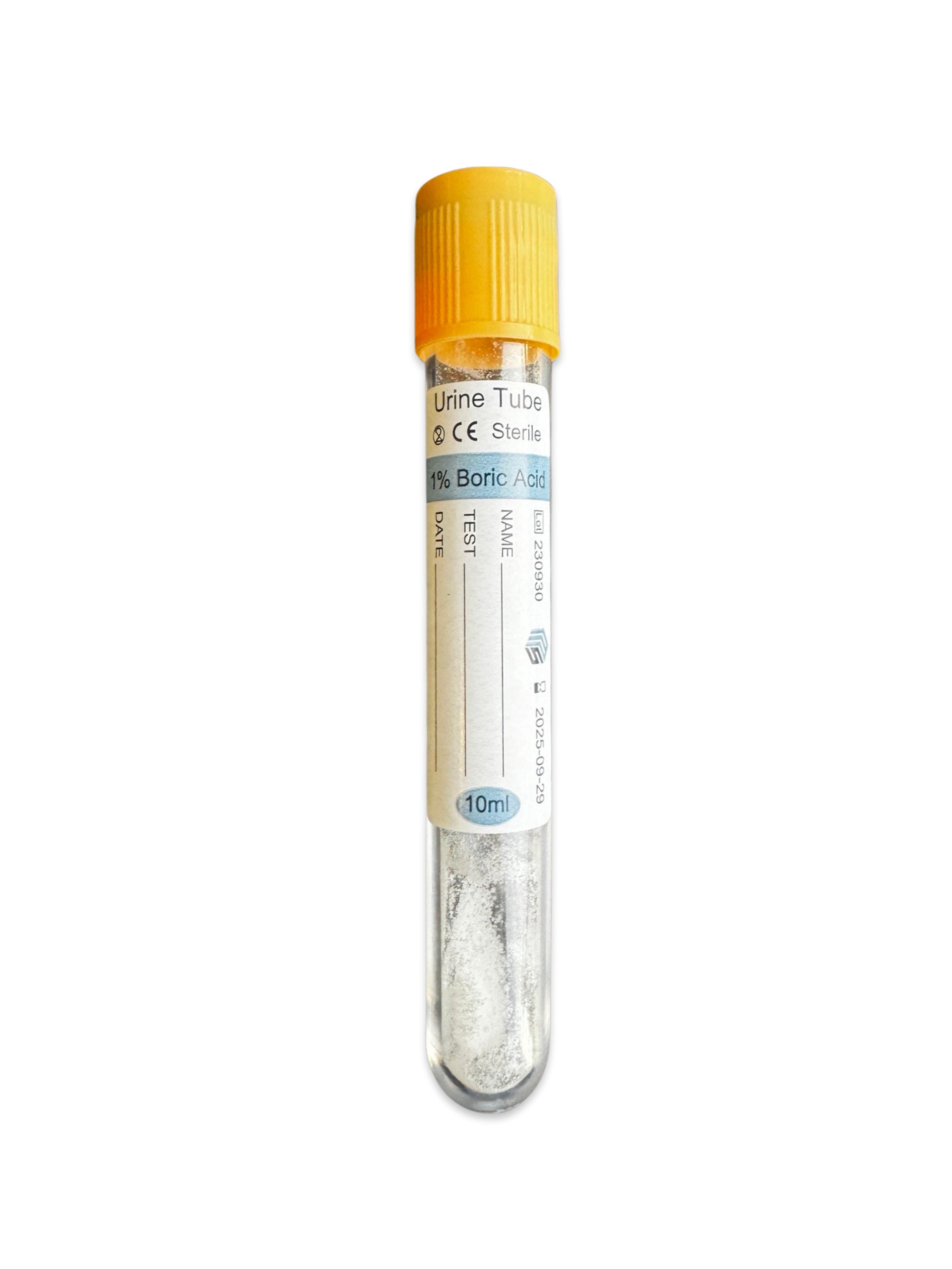 Vacuum Urine Tube, Boric Acid 16x100mm | MediSupplies – medisuppliess